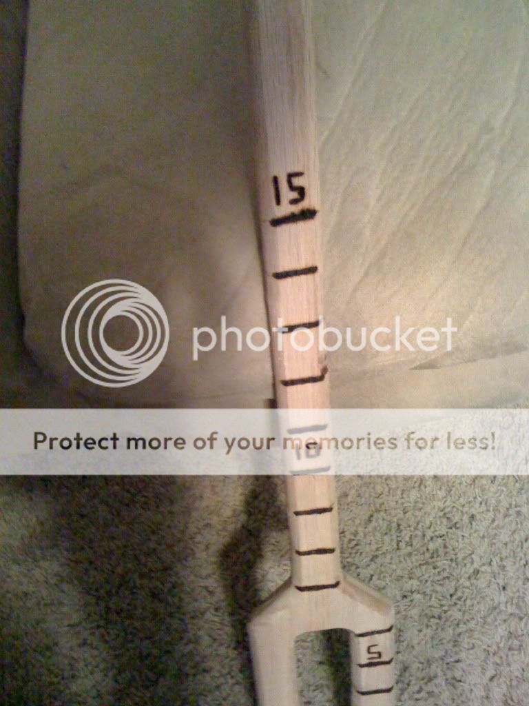 DIY Mash Paddle/Measure stick | Homebrew Talk - Beer, Wine, Mead ...