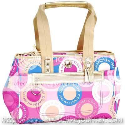 Coach - #26 Daisy Scarf Print Large Tote #15165 (SV/Multicolor ...