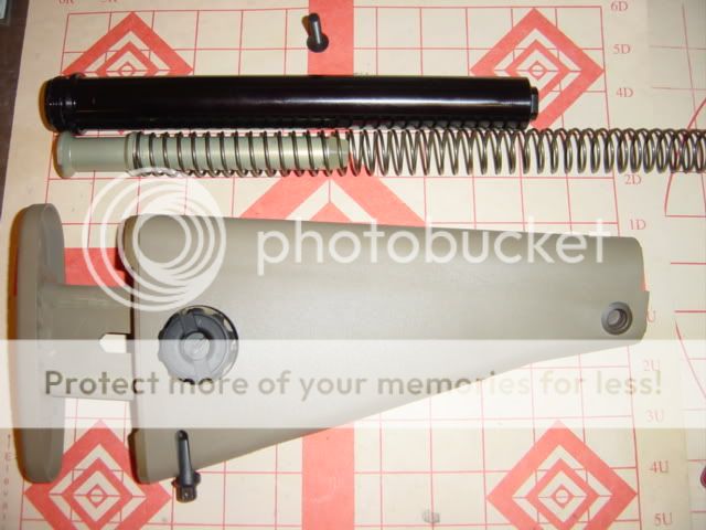 KAC M110 SASS FDE STOCK, NEW Tan Authentic Knight's Armament Adjustable ...