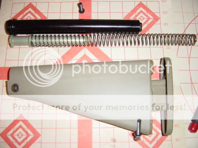 KAC M110 SASS FDE STOCK, NEW Tan Authentic Knight's Armament Adjustable ...