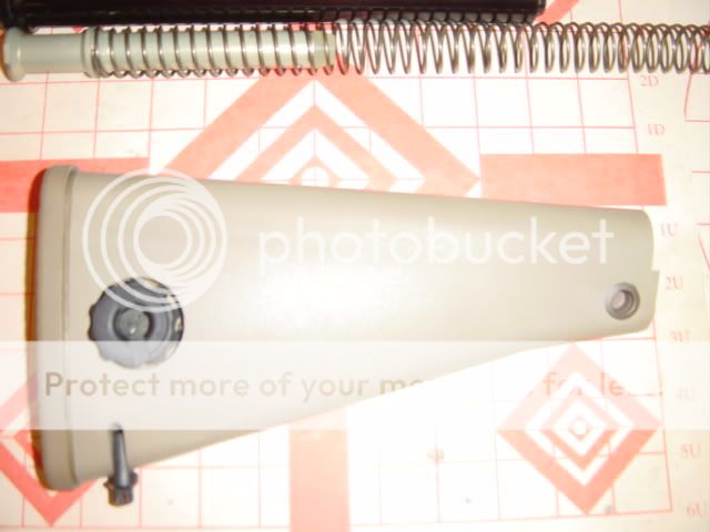 KAC M110 SASS FDE STOCK, NEW Tan Authentic Knight's Armament Adjustable ...